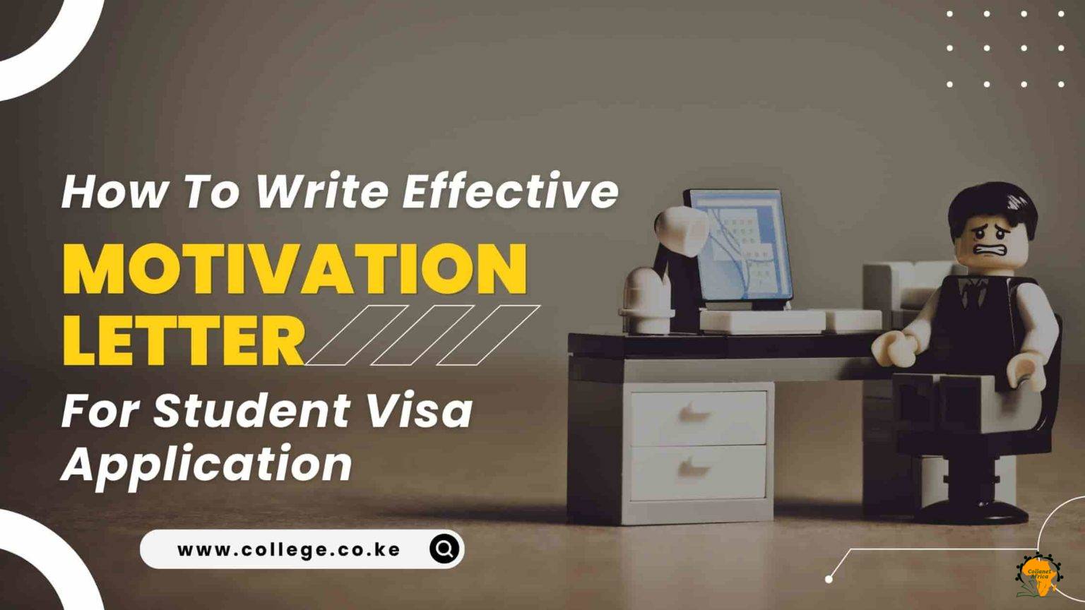 How To Write A Motivation Letter For Student Visa Application With 2